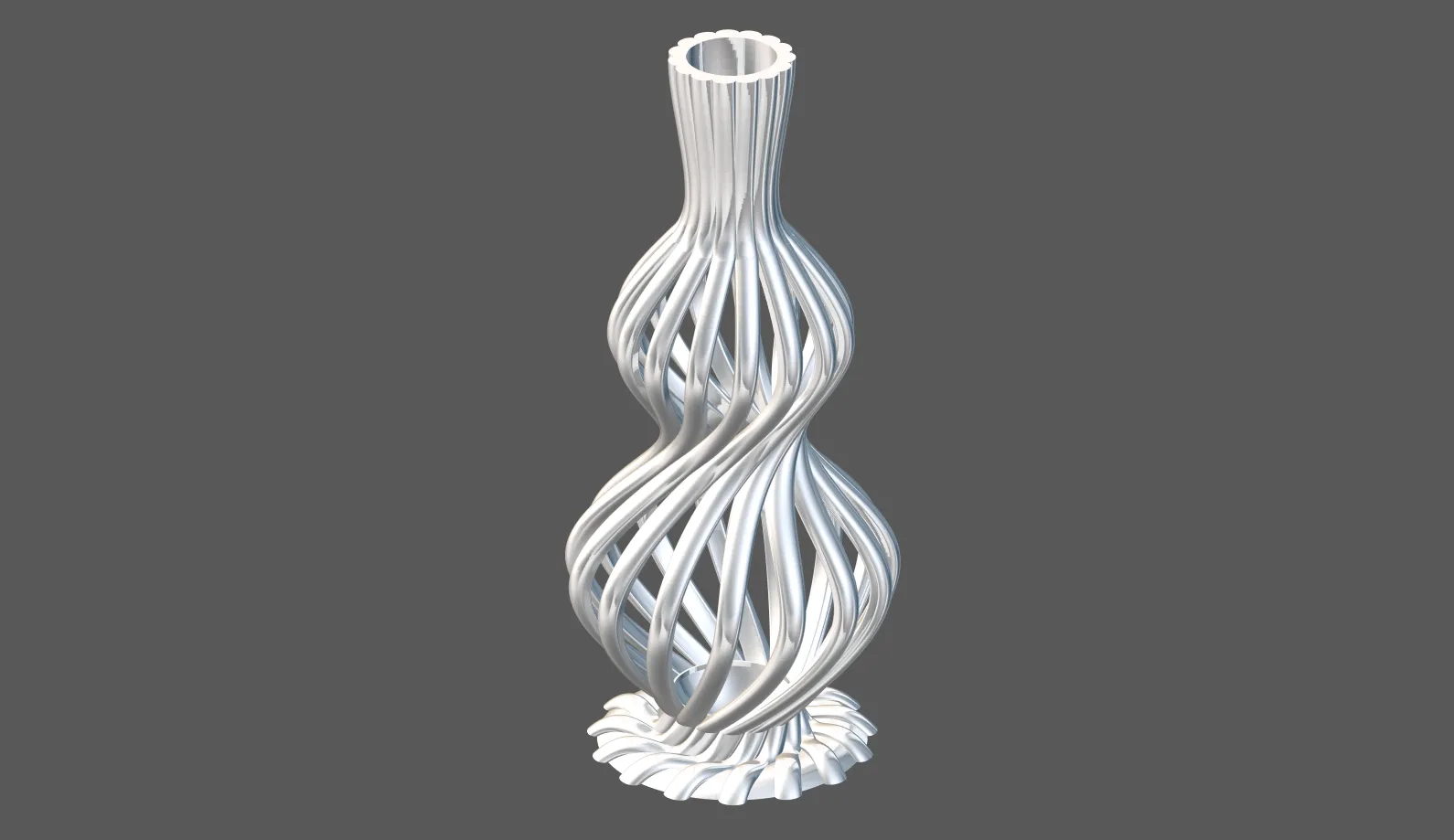 Home Decorations & Ornaments STL Download - Twisted Strip Vaseby 3dhoome