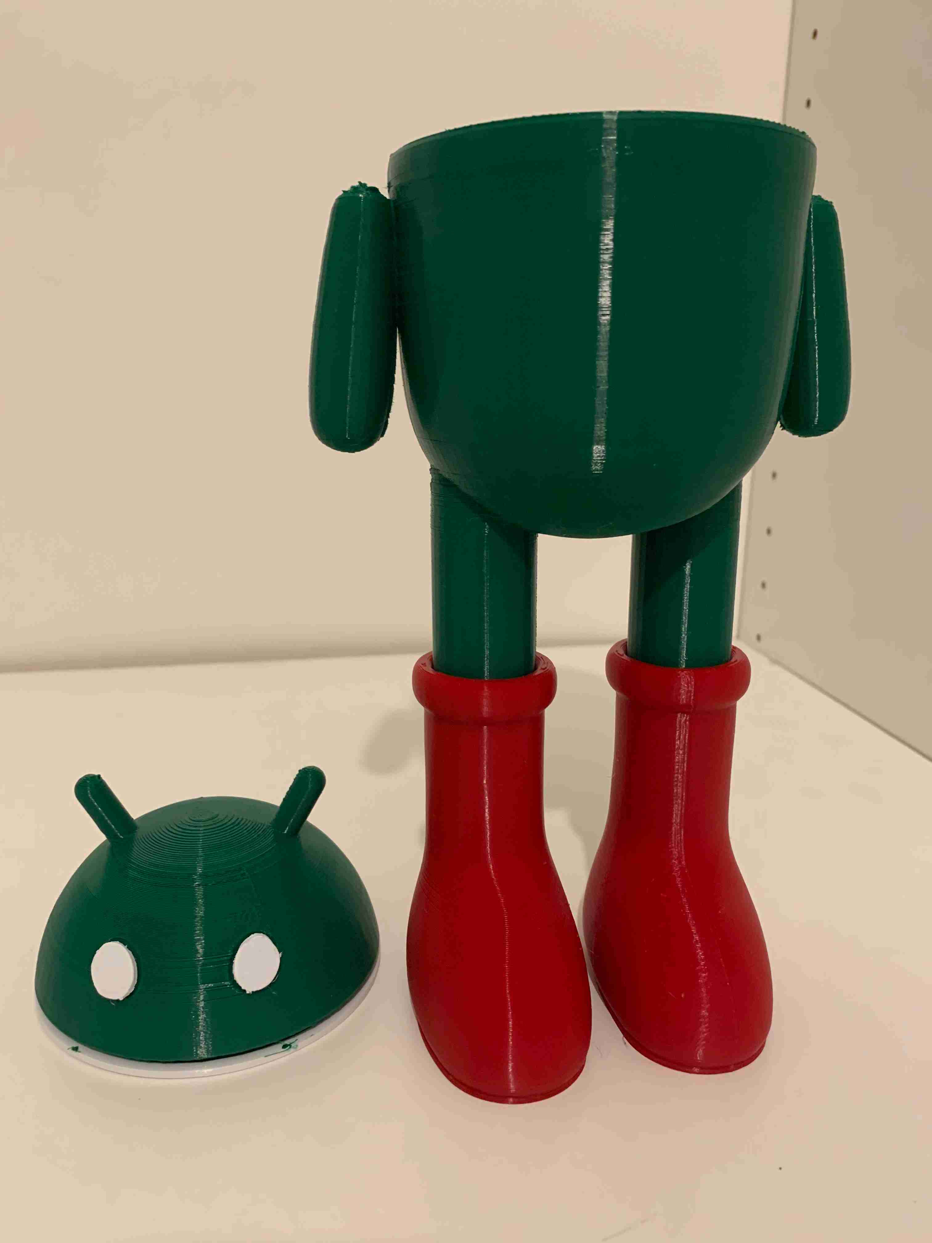 Android Robot Planter Or Container | 3D models download | Creality Cloud