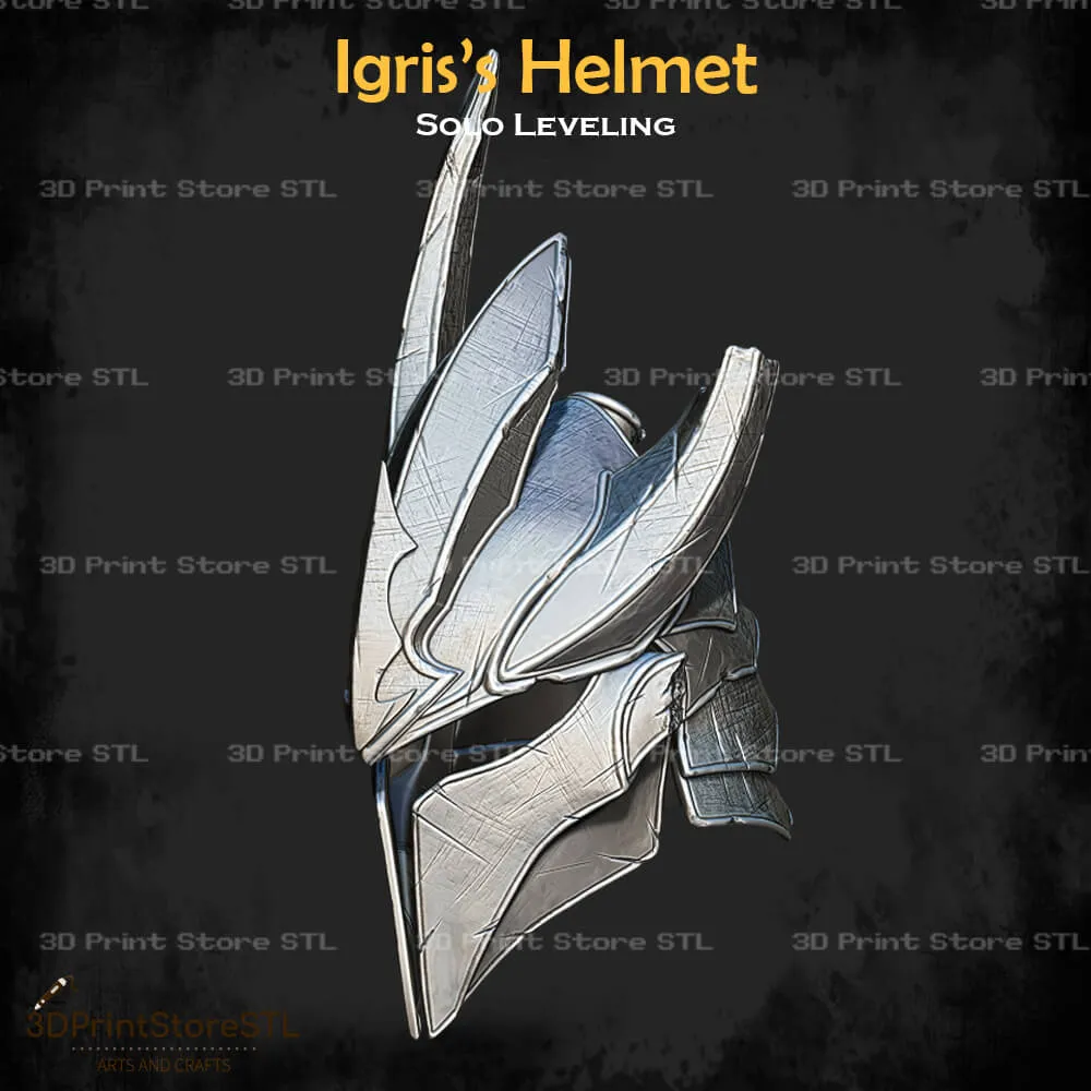 Cosplay STL Download - Igris Helmet Cosplay Solo Leveling - STL Fileby ...