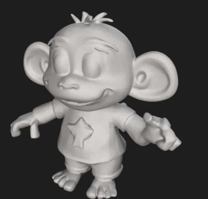 Characters & Creatures STL Download - cute monkeyby CuriuM
