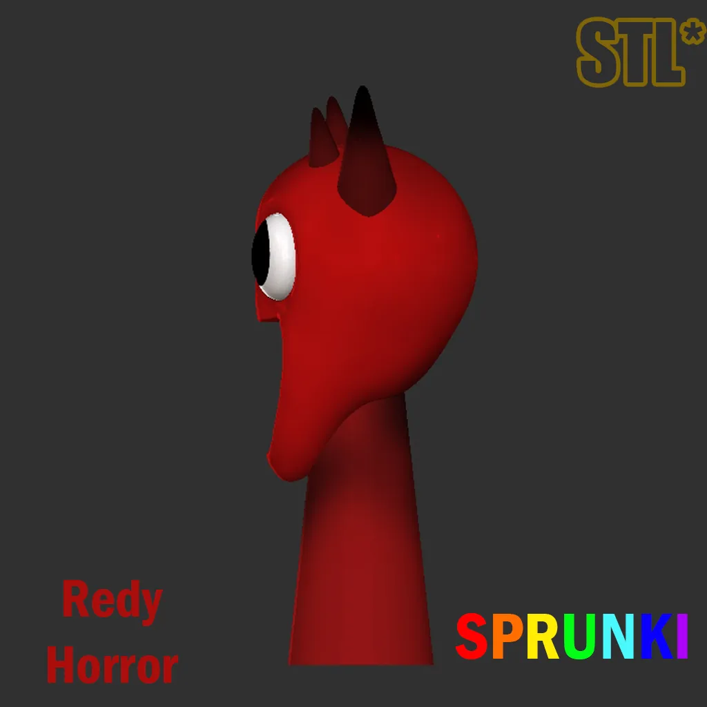 Characters & Creatures STL Download - Sprunki Incredibox Redy Horror ...