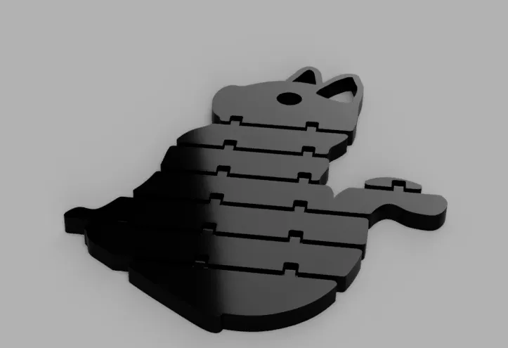 3D Printer Files | 3MF File | Flexi Cat | Creality Cloud