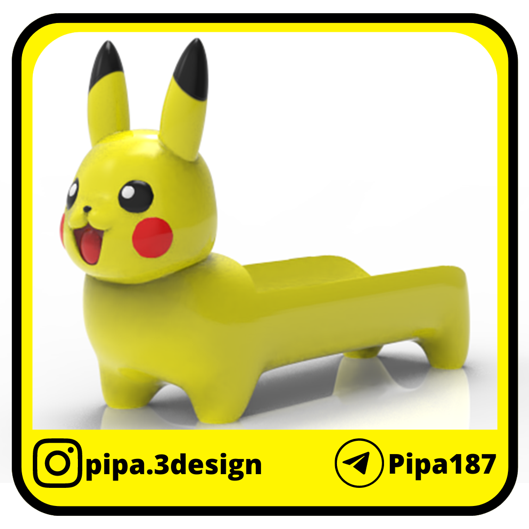 HOT DOG PIKACHU HOLDER | 3D models download | Creality Cloud