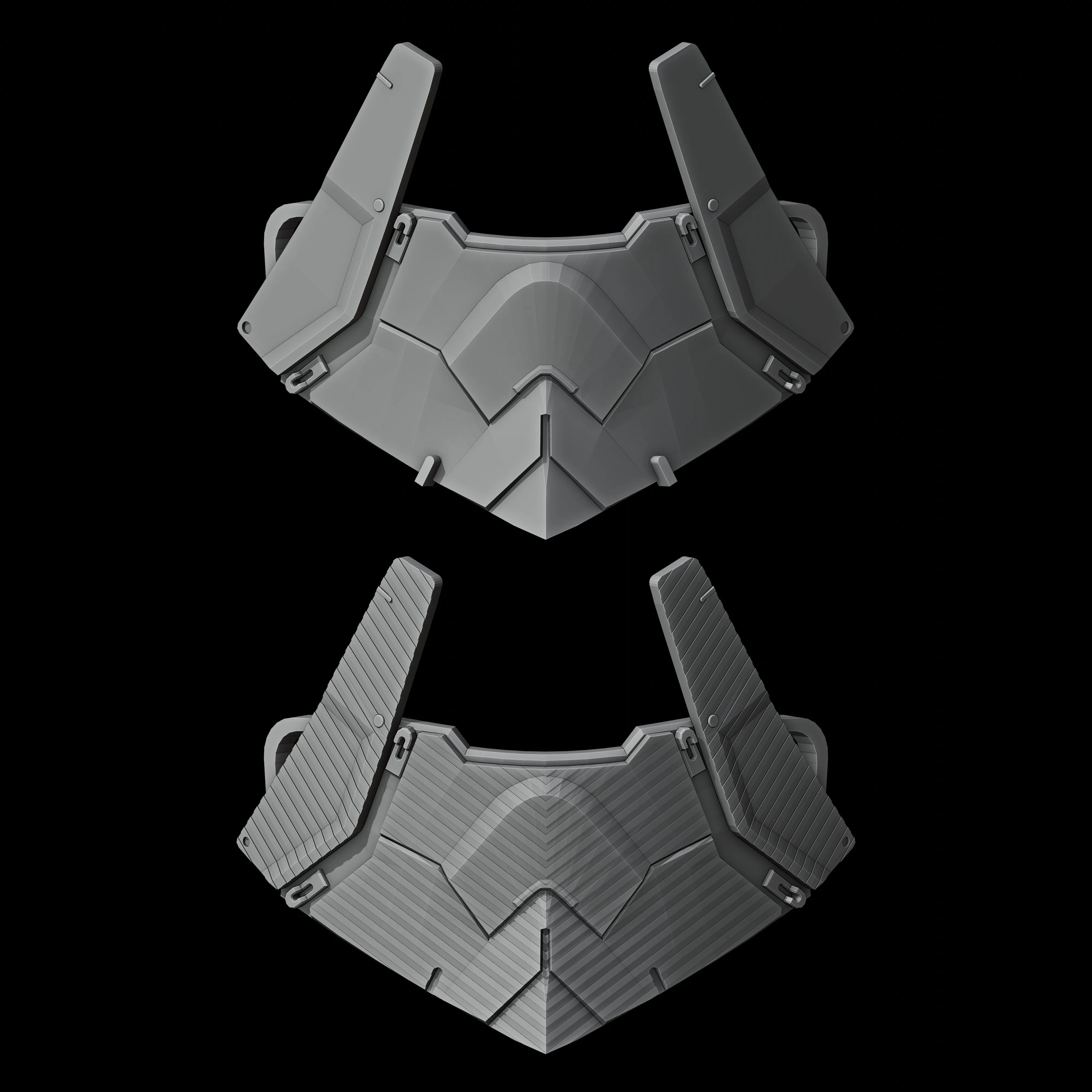 Cosplay STL Download - Endministrator - Mask - Arknights Enfield ...