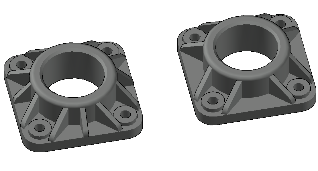 1 Inch - 1" Pipe Mounting Bracket | 3D models download | Creality Cloud