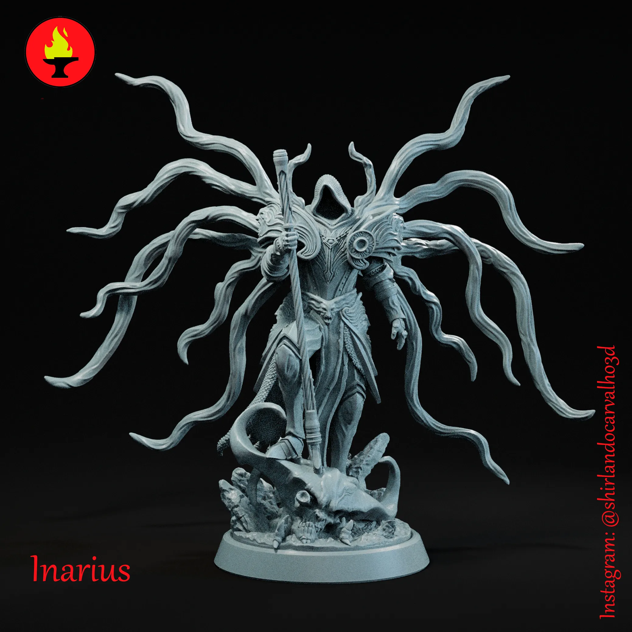 Characters & Creatures STL Download - Inarius The Fatherby Evil Forge ...