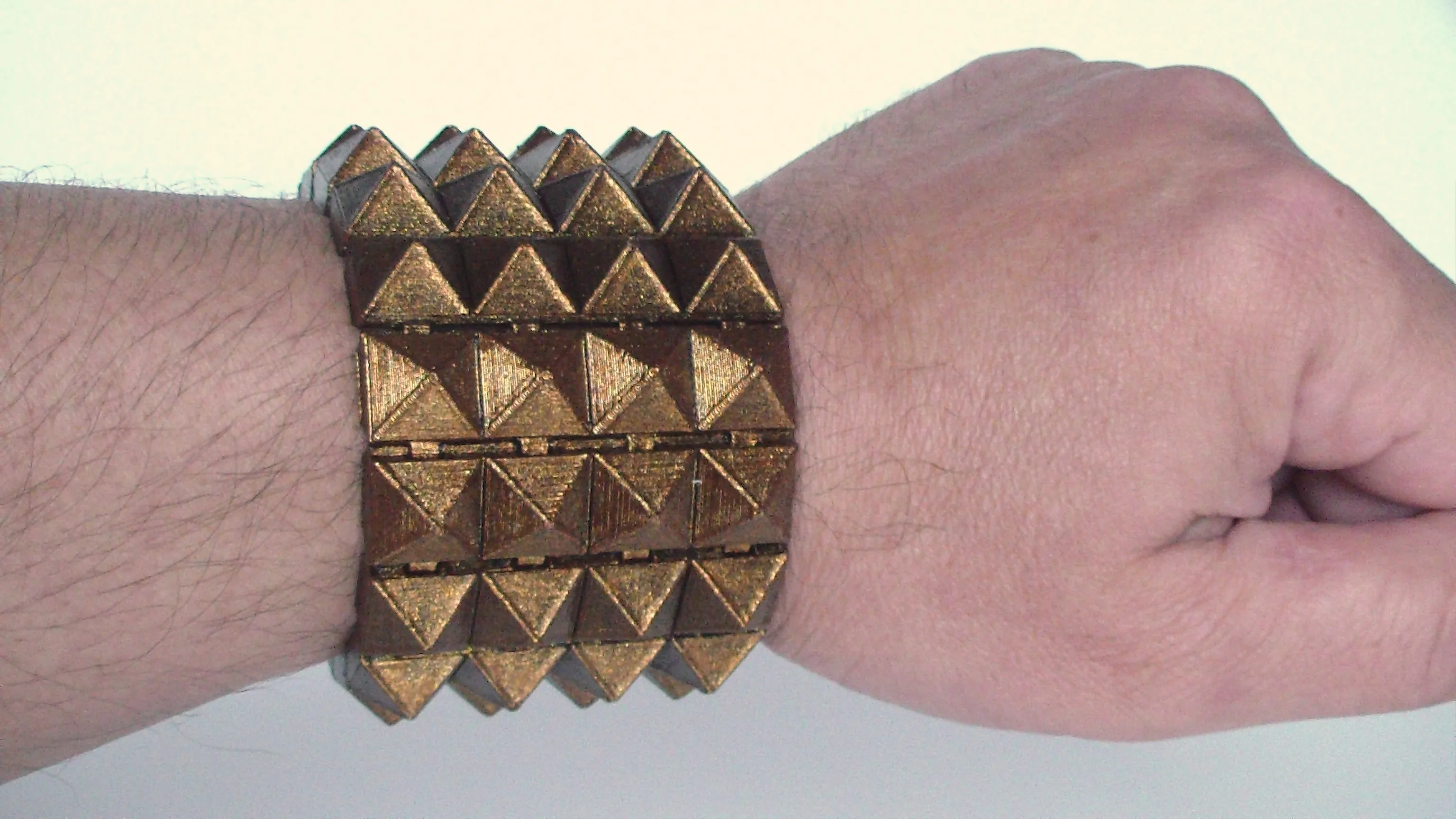 Jewelry & Accessories STL Download - SPIKED BRACELETby 3dhoome