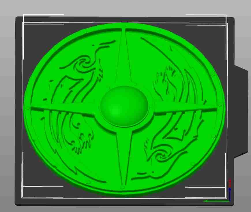 valhalla eivor viking shield | 3D models download | Creality Cloud