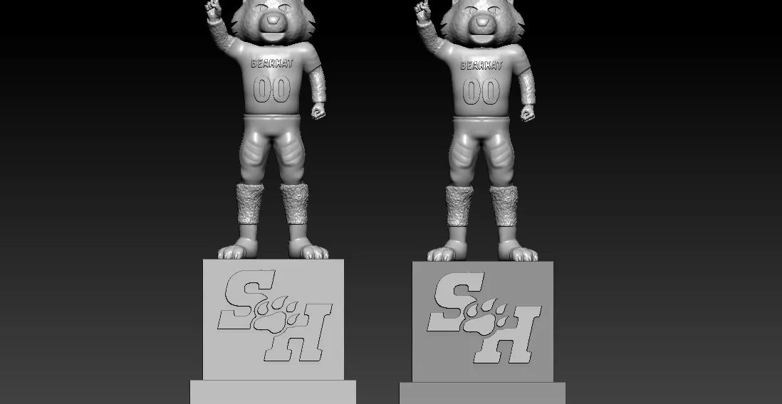 Characters & Creatures STL Download - NCAA - Sam Houston Bearkats ...
