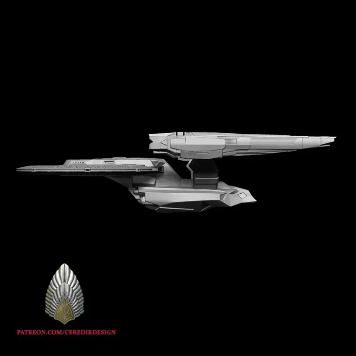 Miniatures STL Download - USS Vengeance Star Trek 3d digital downloadby ...