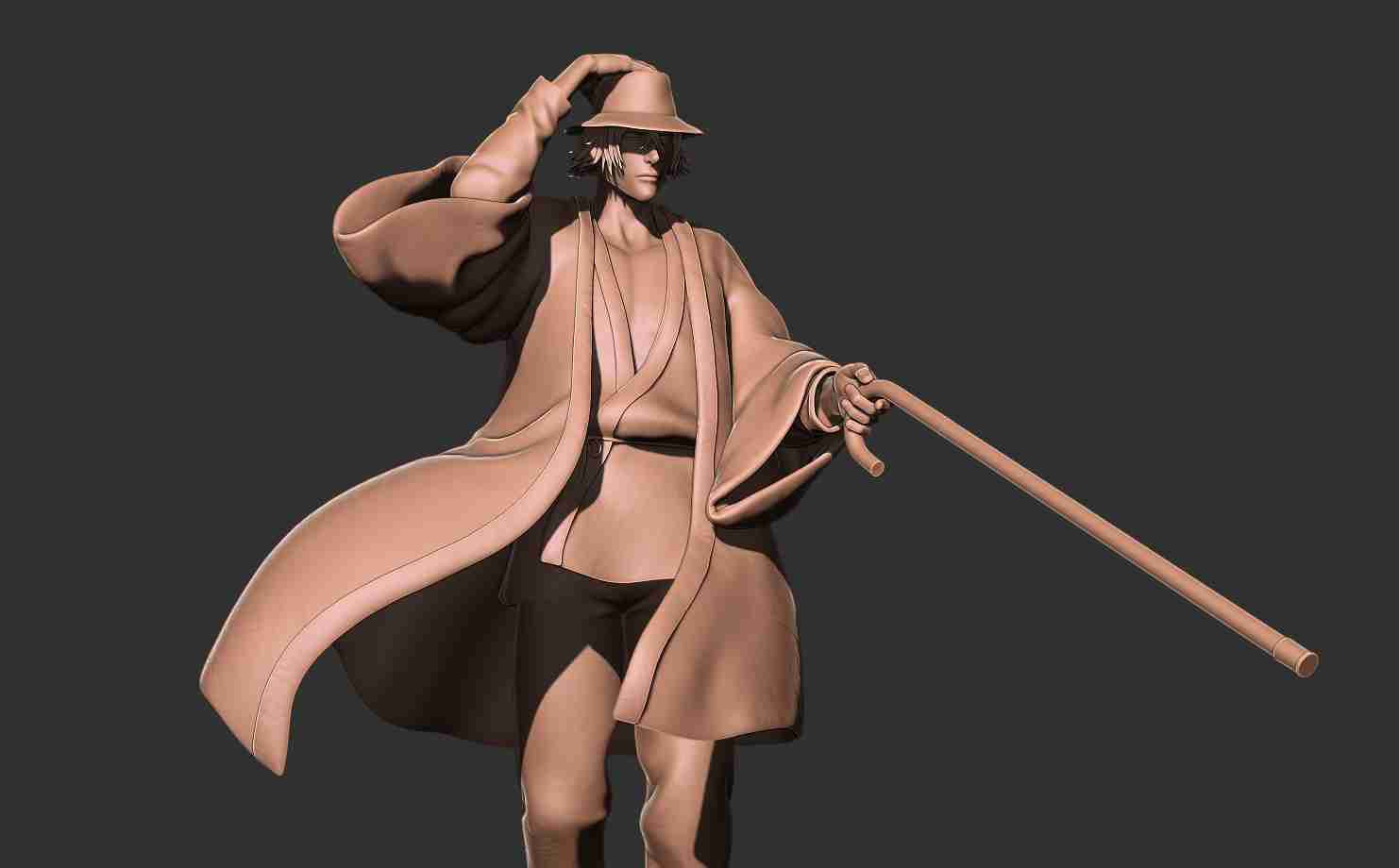 Urahara Kisuke - Bleach 3D print model | 3D models download | Creality ...