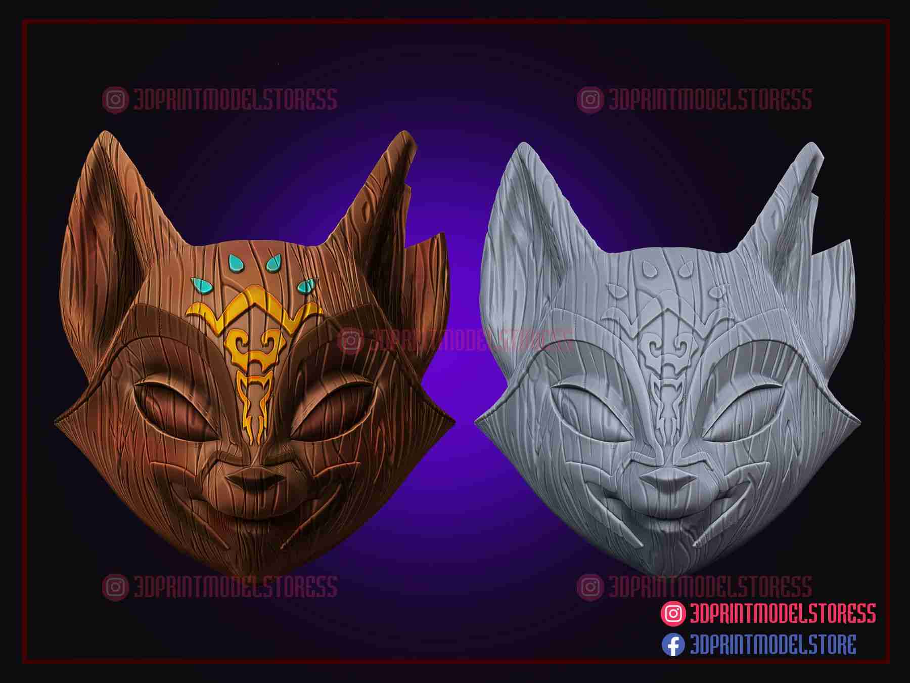 Kena Bridge of Spirits - Taro Mask Bug - Cosplay Halloween | 3D models ...