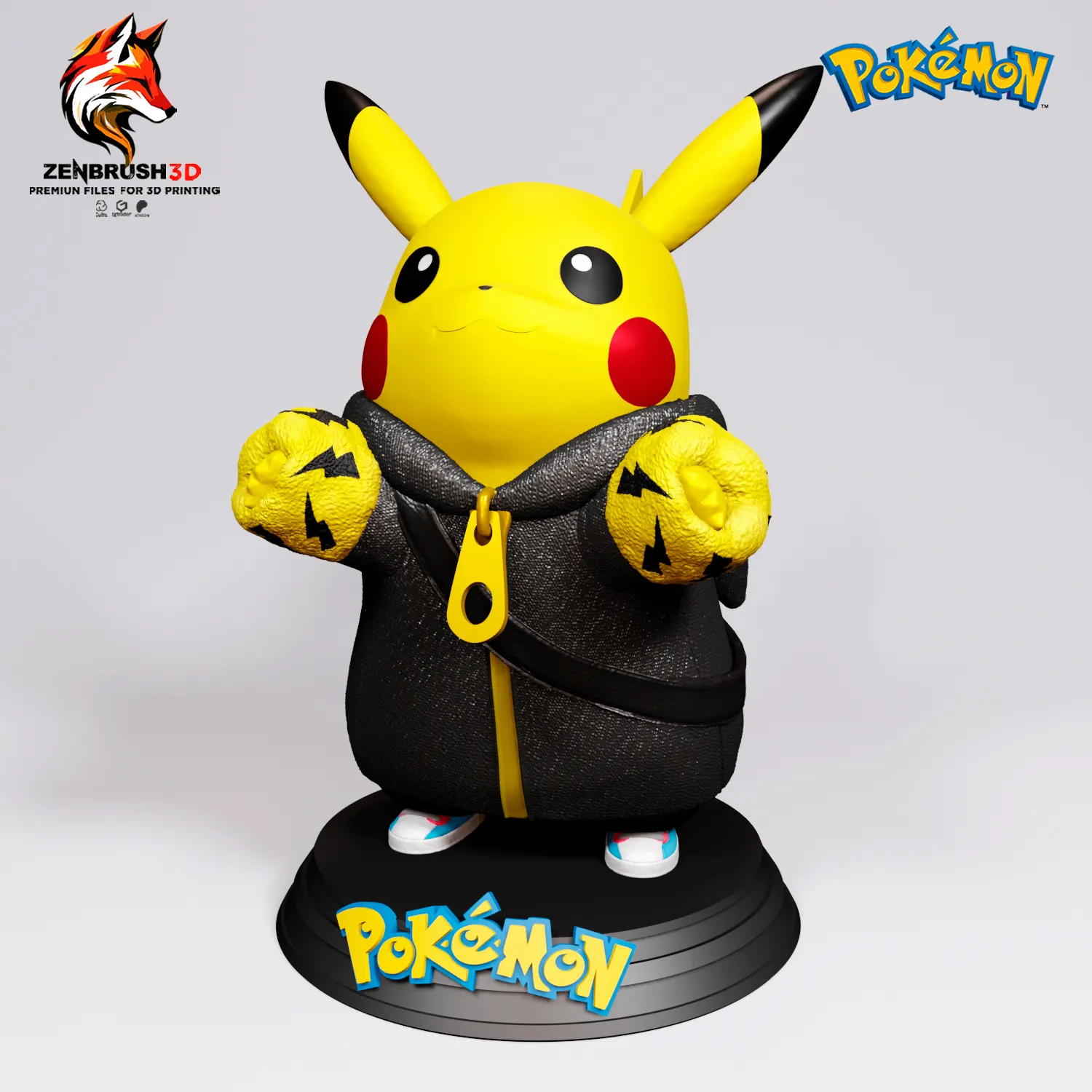 Board Games & Card Games STL Download - Pikachu Band - Pokemon 3D ...
