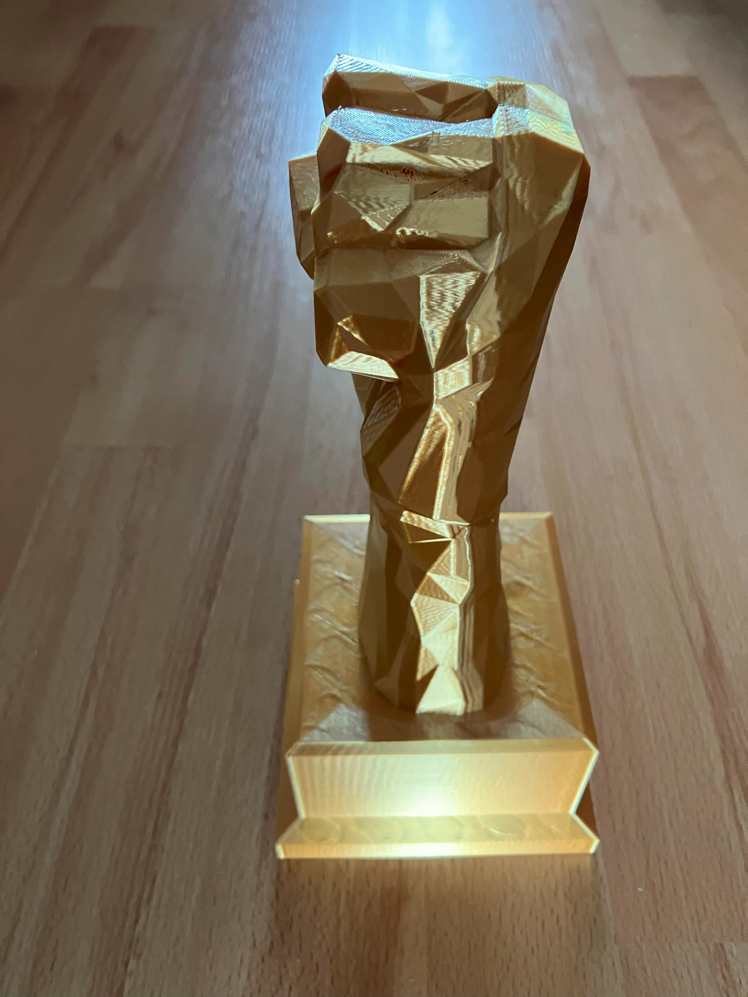 3D Printer Files | 3MF File | Golden Fist Fight Trophy High-Res - The ...