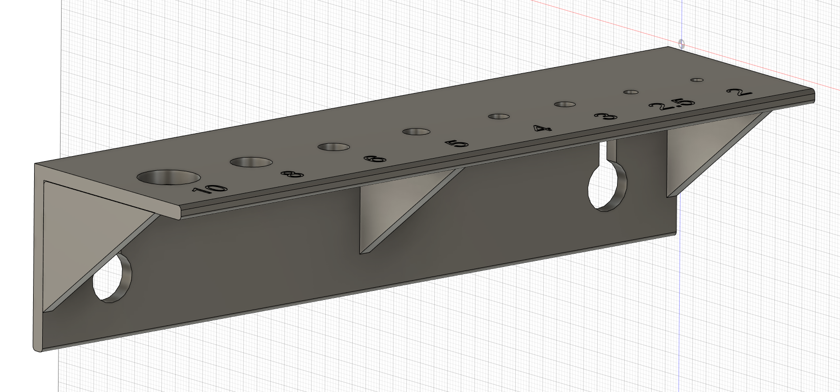 Allen key holder wall mount | 3D models download | Creality Cloud