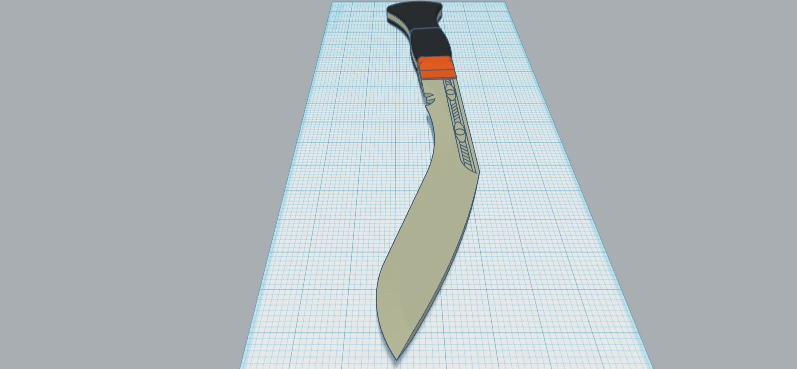 15 Inch Sirupati Khukuri | 3D models download | Creality Cloud