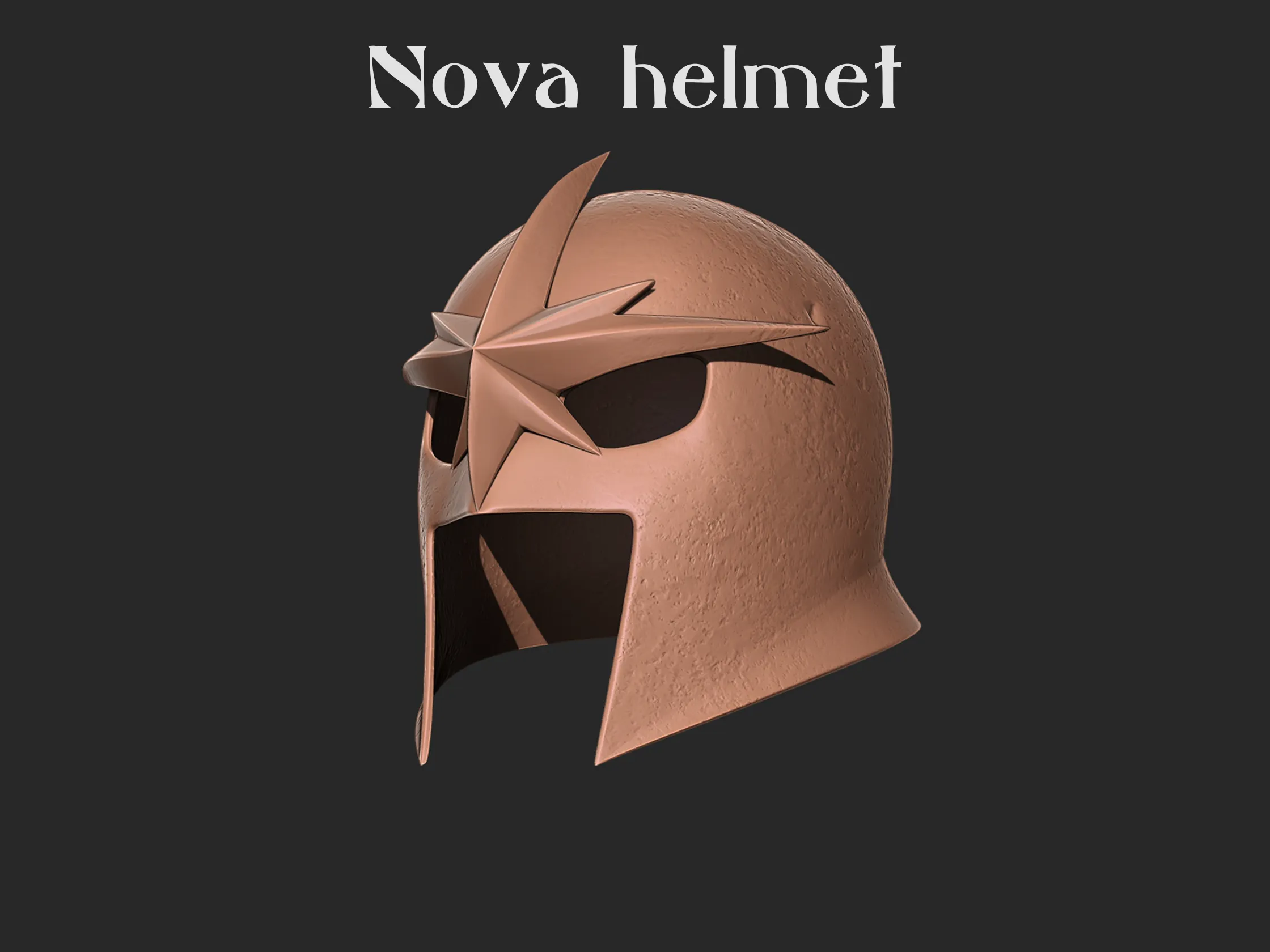 Cosplay STL Download - Nova helmet 3d print modelby STLworld