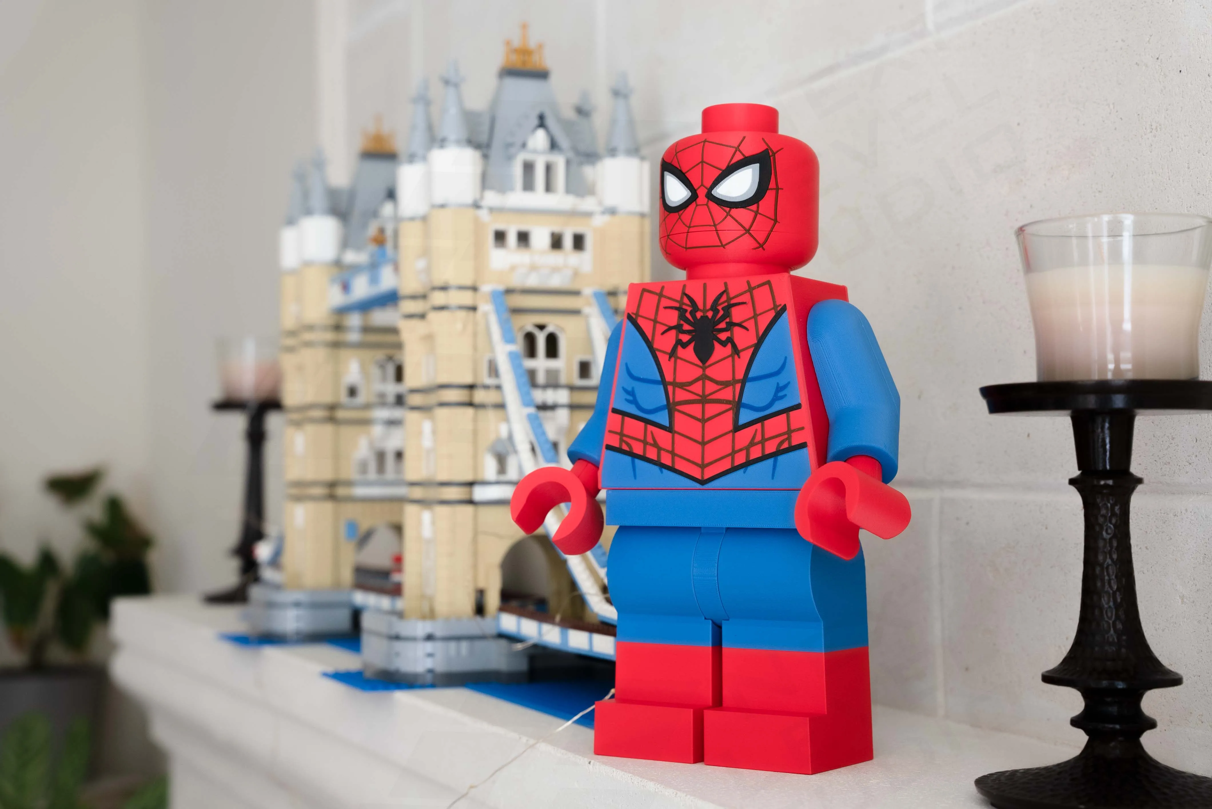 Other STL Download - 🕷️ Classic Spider-Man Giant Minifigure (16") 🕸️by ...