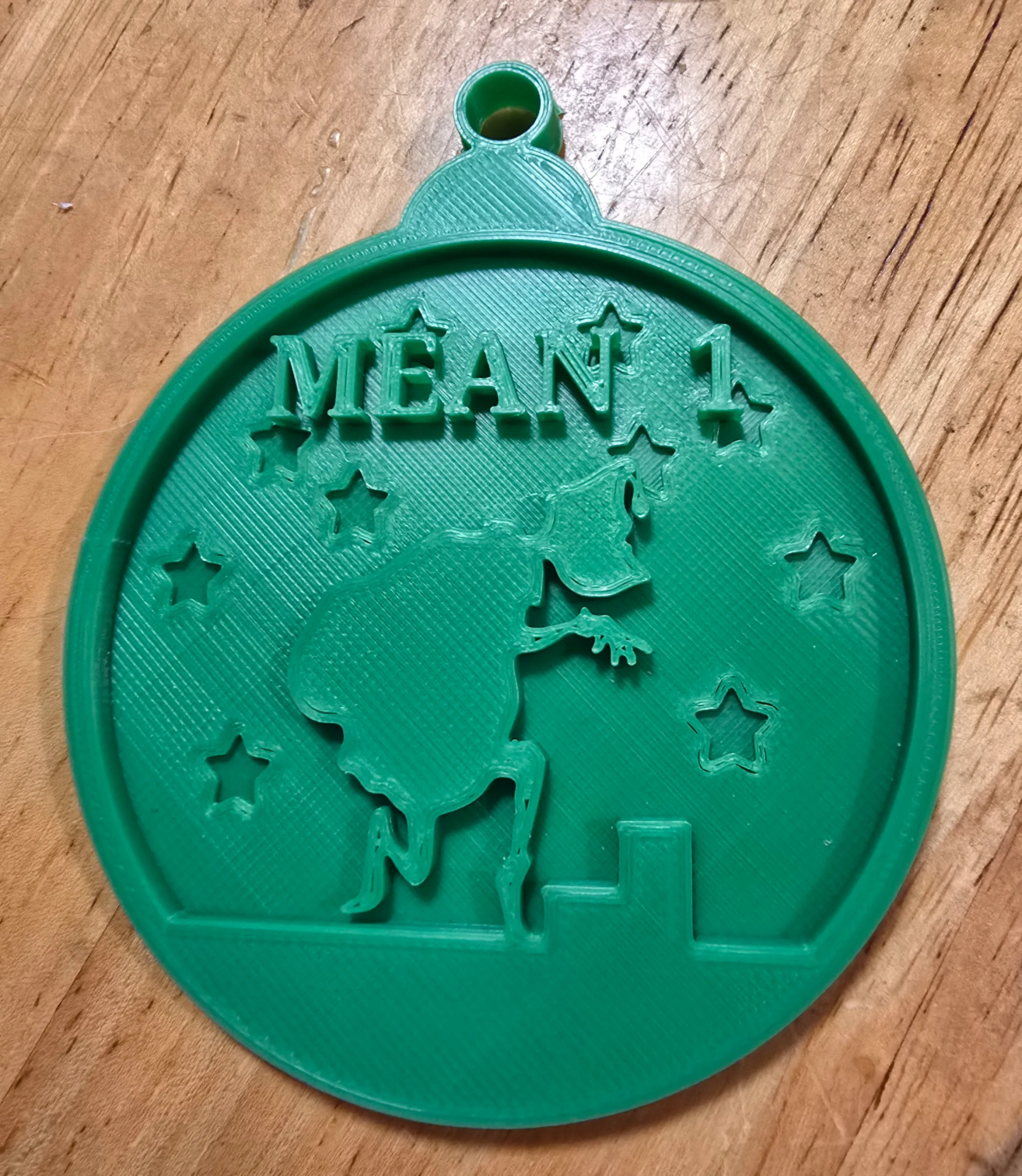 Digital Art STL Download - Darby's (mean 1) 3D ornamentby K2B Design