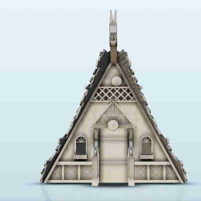 Viking den - scenery medieval miniatures warhammer | 3D models download ...