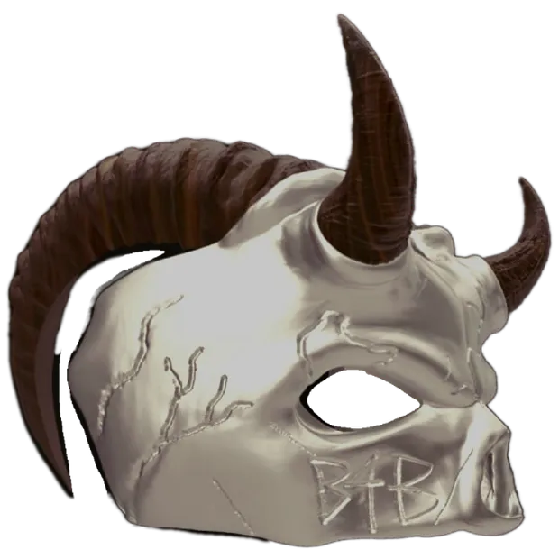 Cosplay STL Download - WWE Rhea "Bloody" Ripley WARGAMES '24 Demon mask ...
