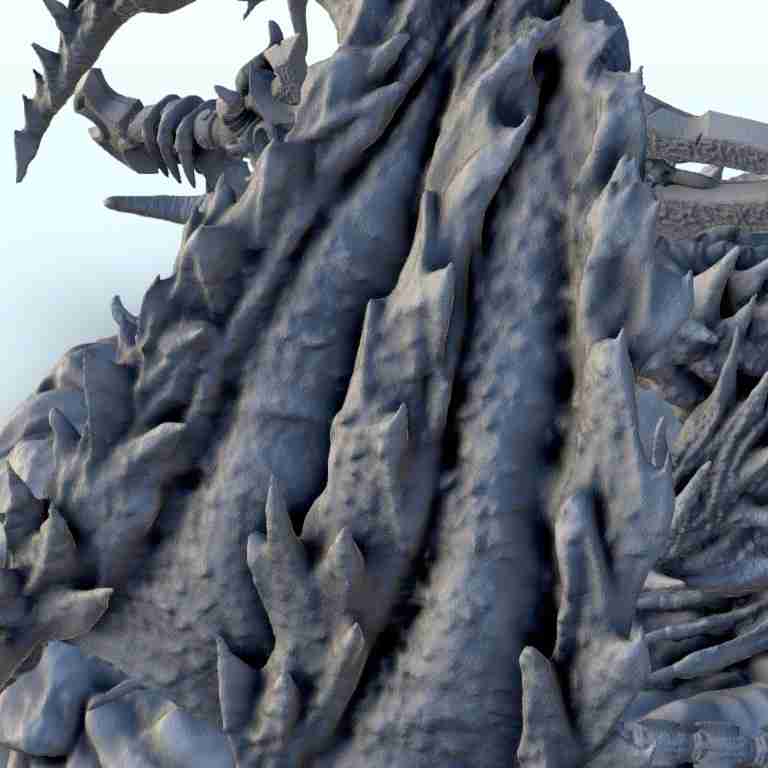 Winged beast with sword - figure dark miniatures warhammer | 3D models ...