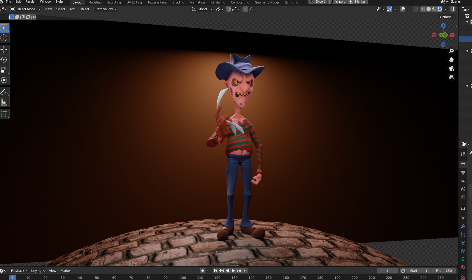 Freddy Krueger Stylized | 3D models download | Creality Cloud