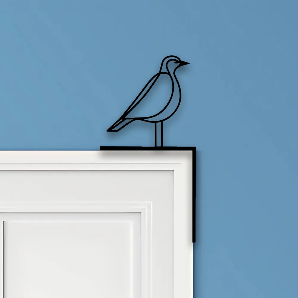 Home Decorations & Ornaments STL Download - Bird Door Corner Decorby OALPO