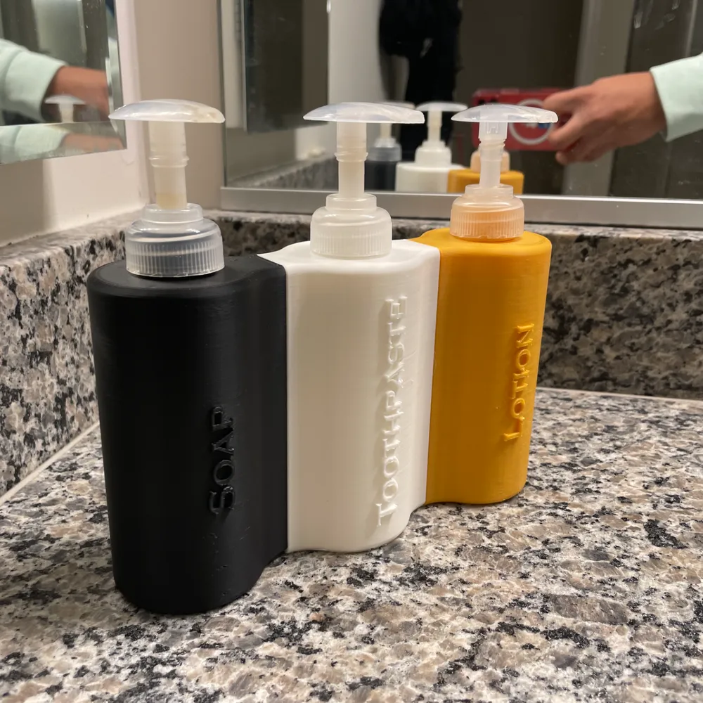 Dispensador modular montable en pared con bombas Softsoap | 3D models ...