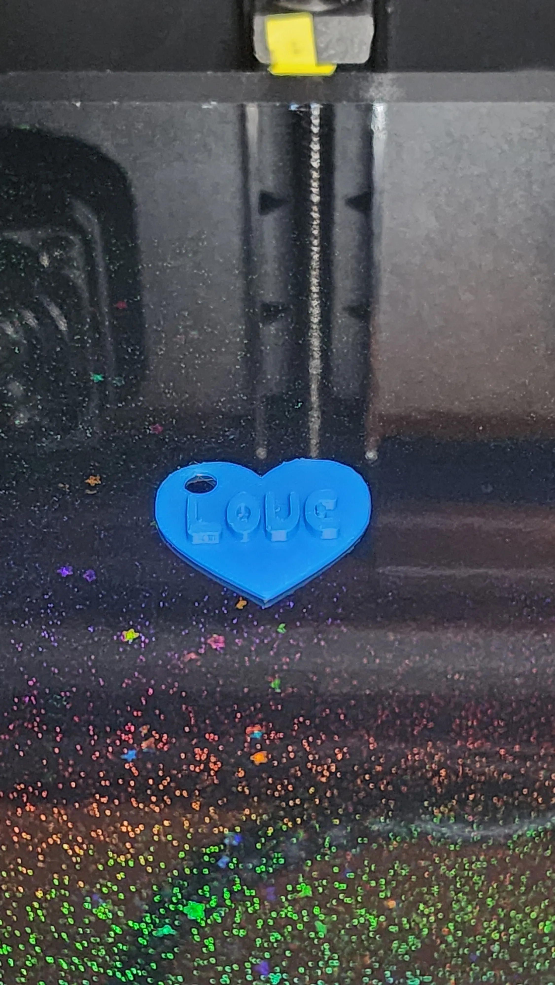 3D Printer Files | 3MF File | Love Heart Keychain | Creality Cloud