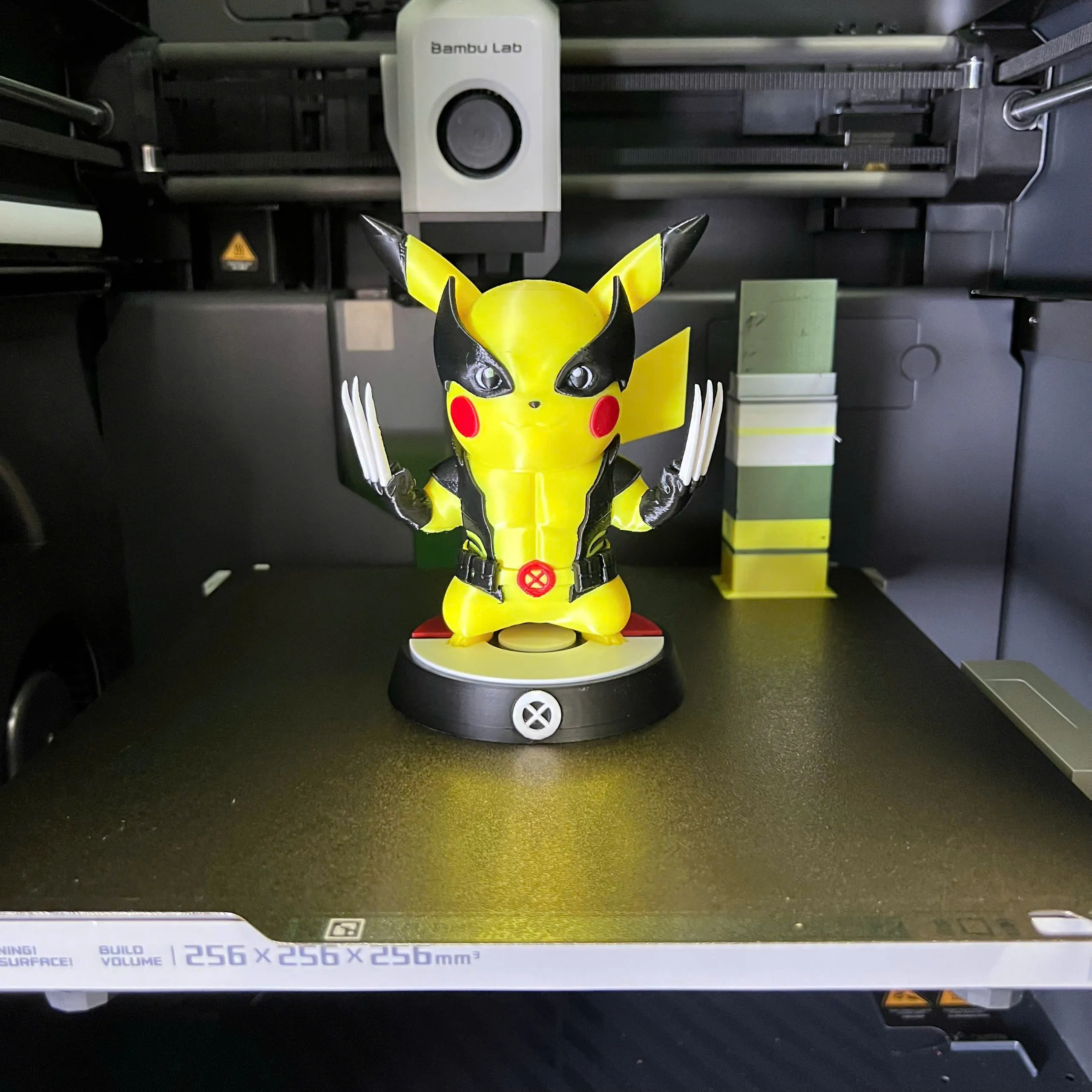 Pikachu Wolverine - STL & 3mf Multicolor | 3D models download ...