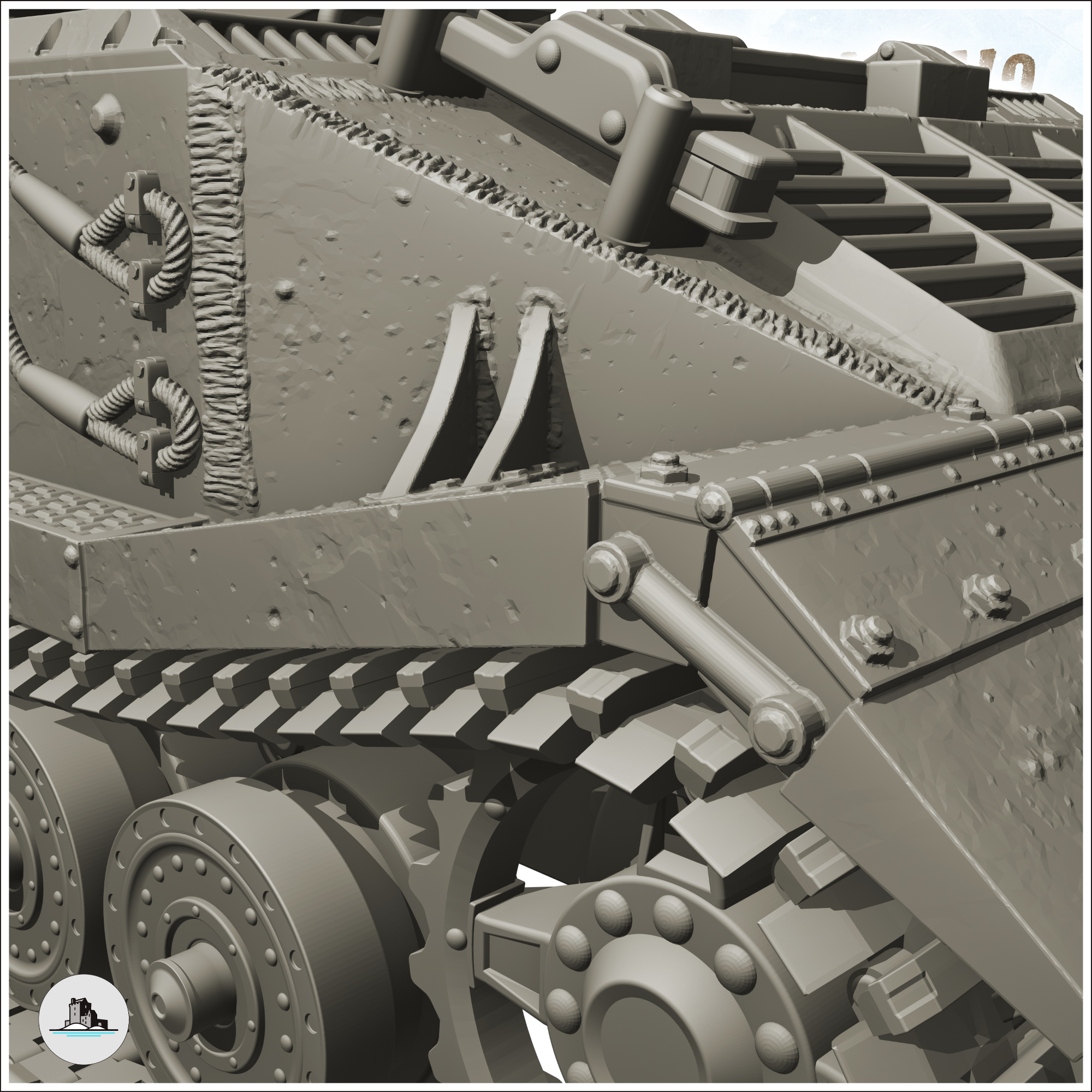 Panzer VI Tiger (P) - WW2 German Flames of War Bolt Action | 3D models ...
