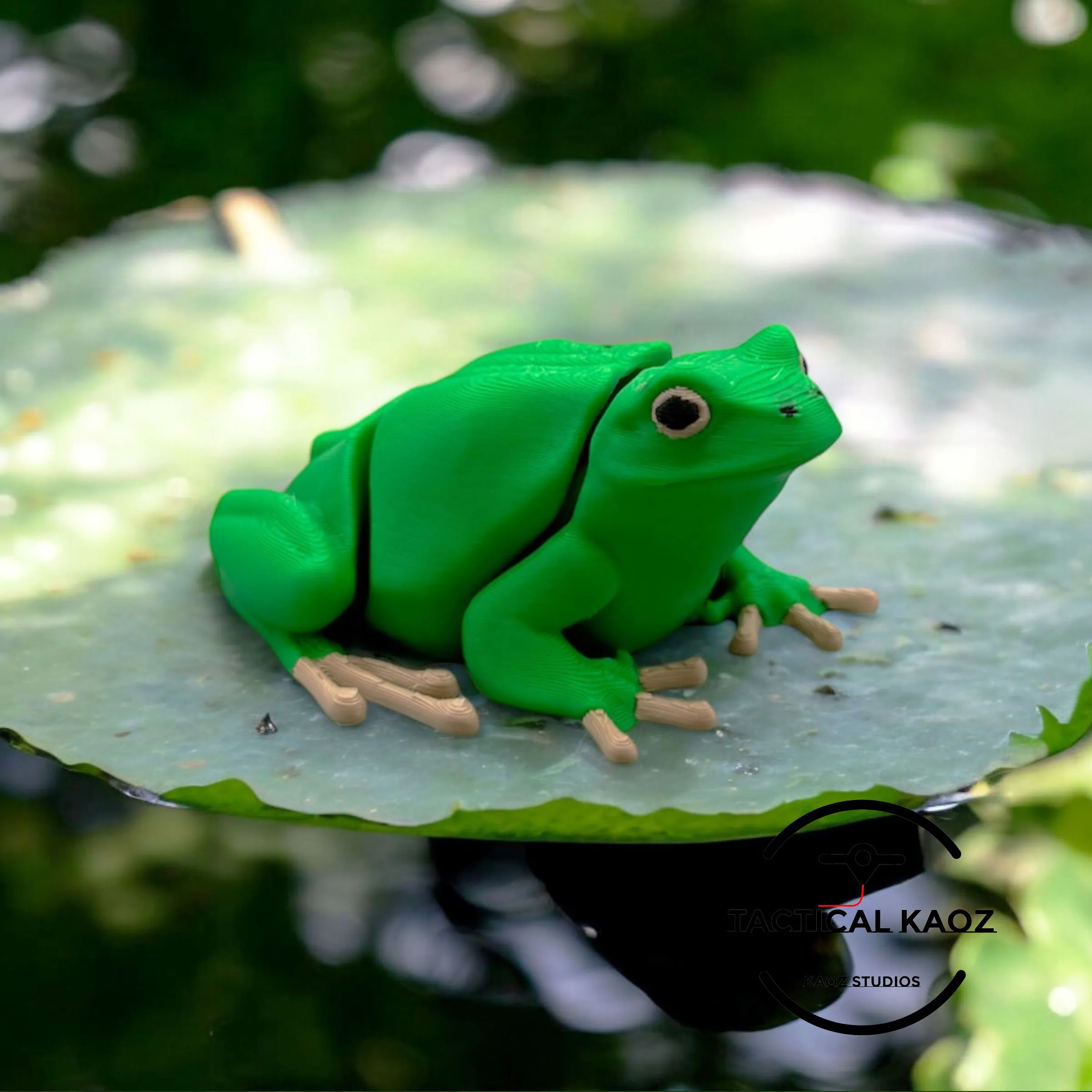 Flexy Frog - The Articulating Pond Hopper | 3D models download ...
