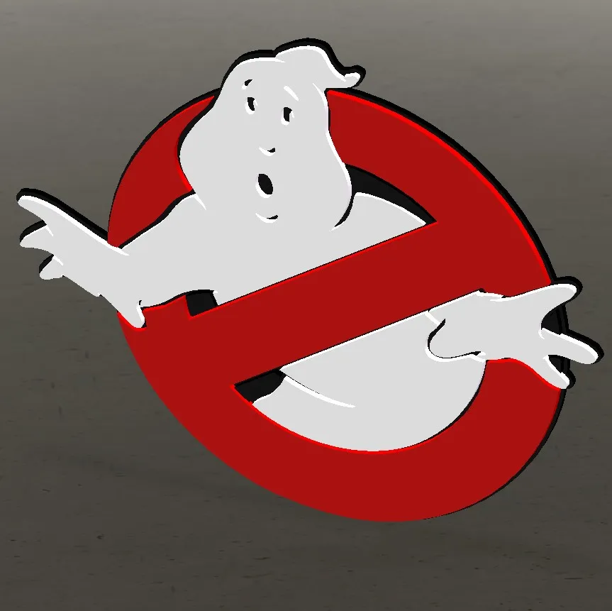 3D Printer Files | 3MF File | Ghostbuster Logo | Creality Cloud