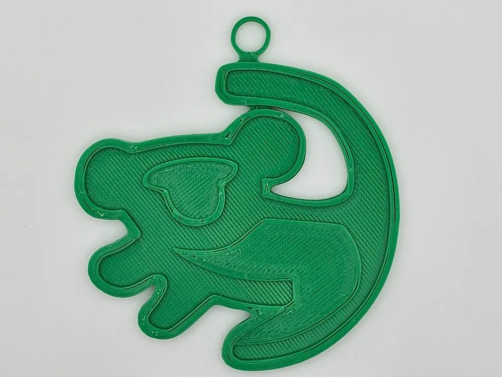 3D Printer Files | 3MF File | Disney - Simba Keychain and Token ...