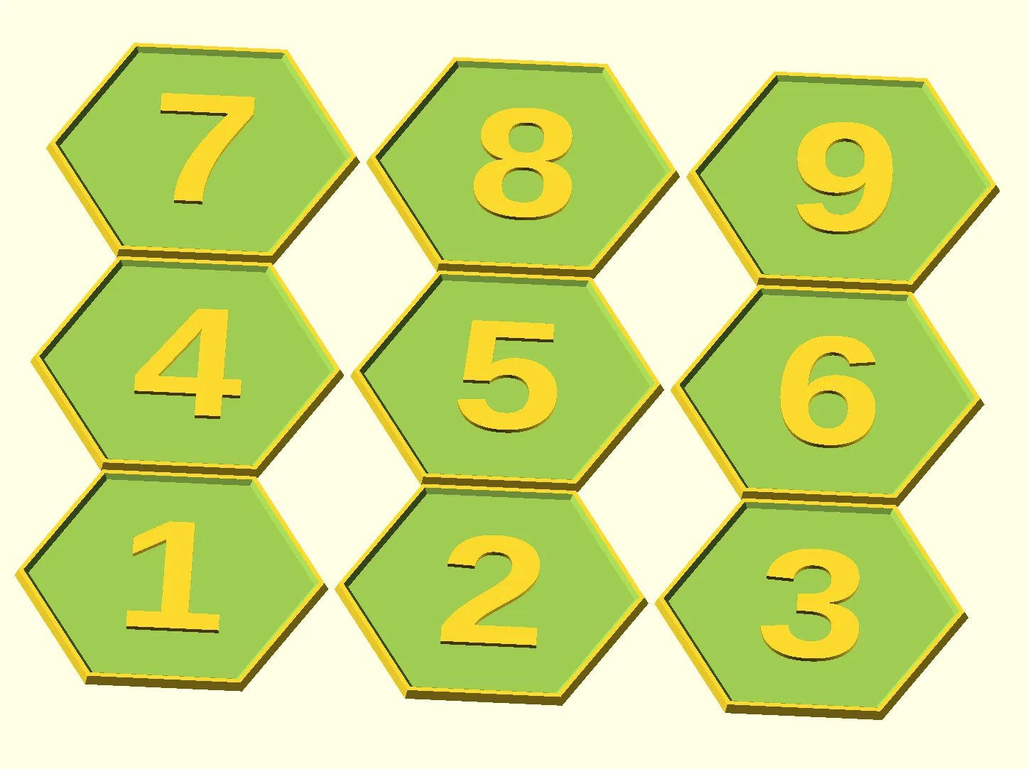 Free Board Games & Card Games STL Download - Beehive numbersby Hans ...