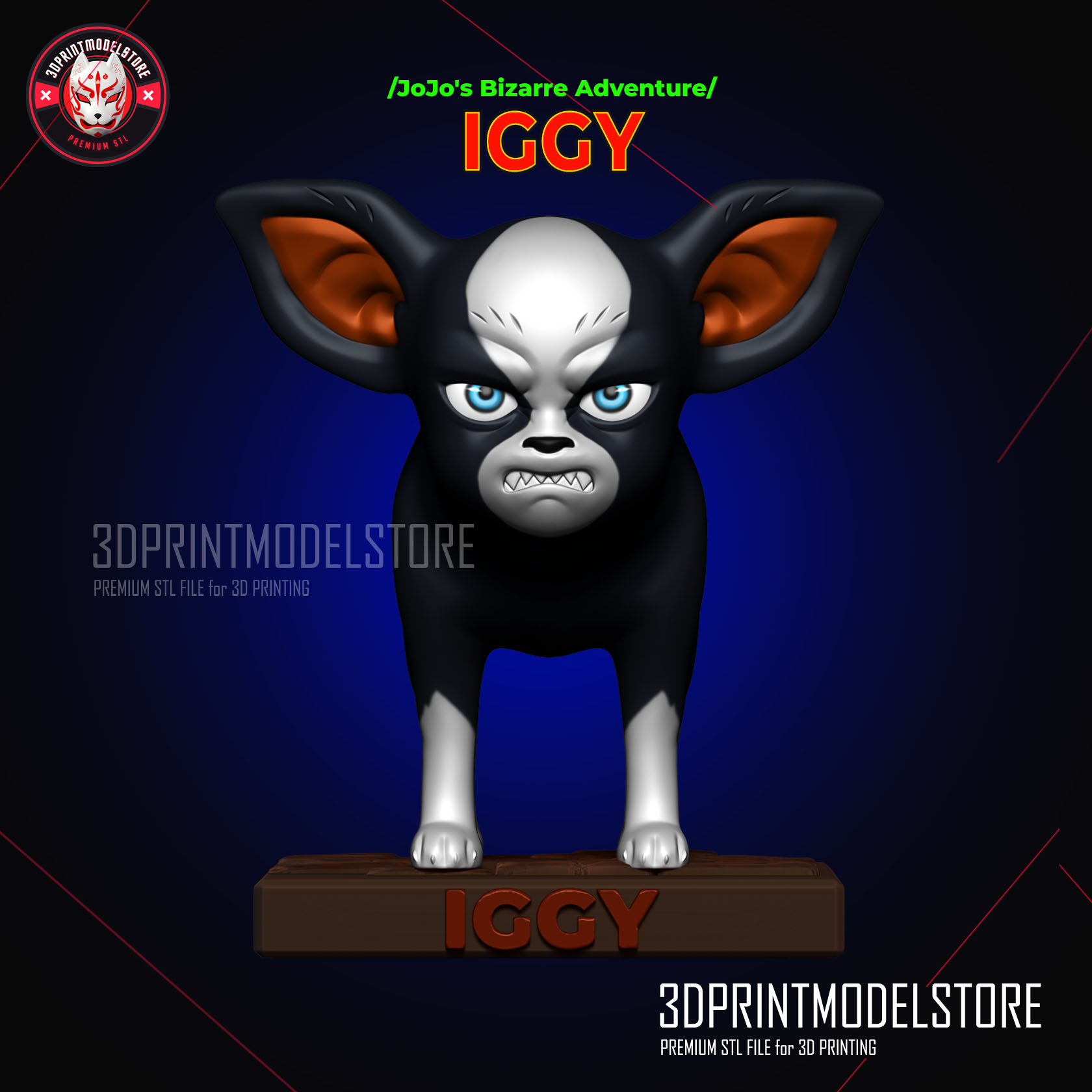 Iggy Jojo Bizarre Adventure | 3D models download | Creality Cloud