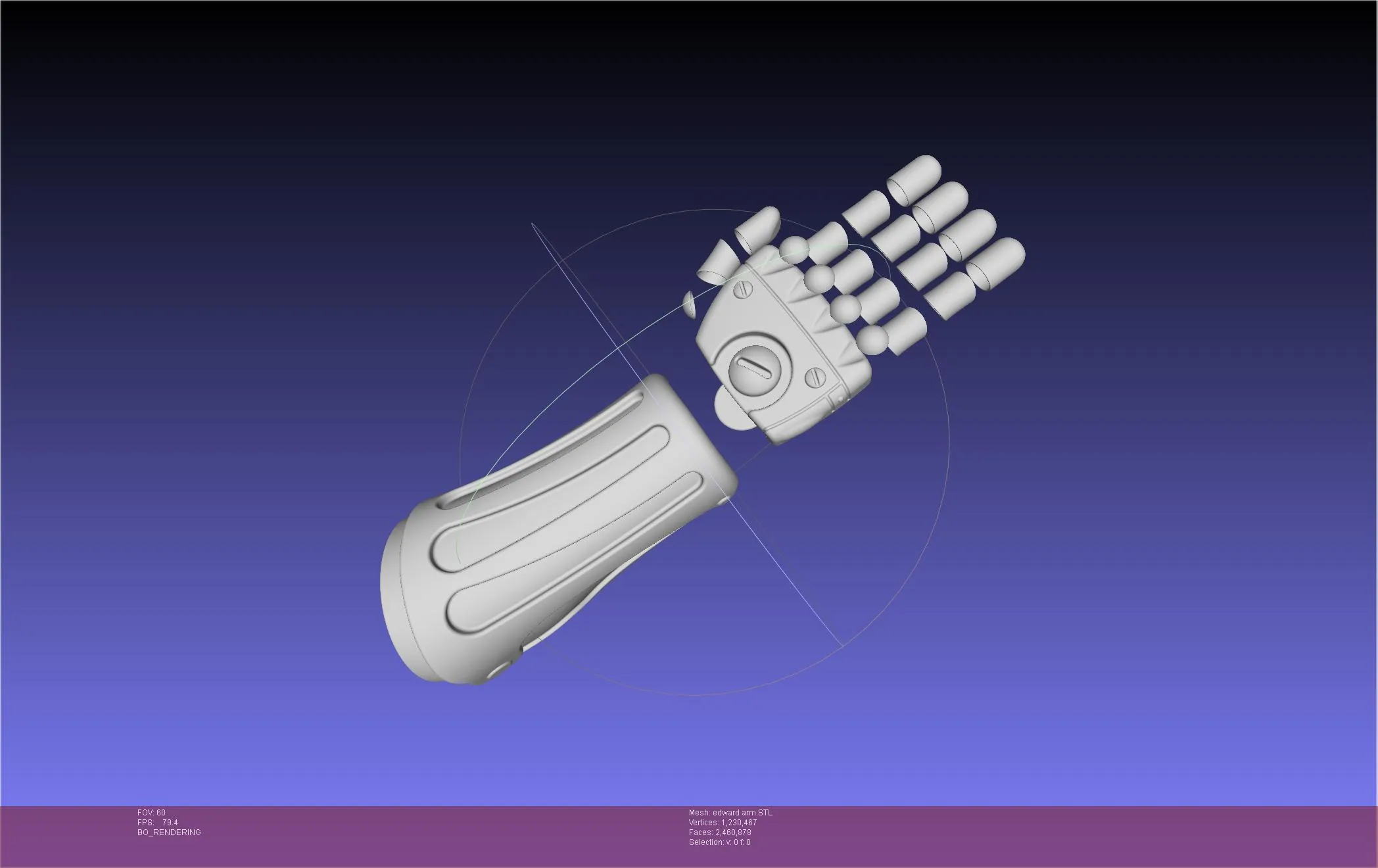 Cosplay STL Download - Fullmetal Alchemist Edward Arm Coverby Julian Danzer
