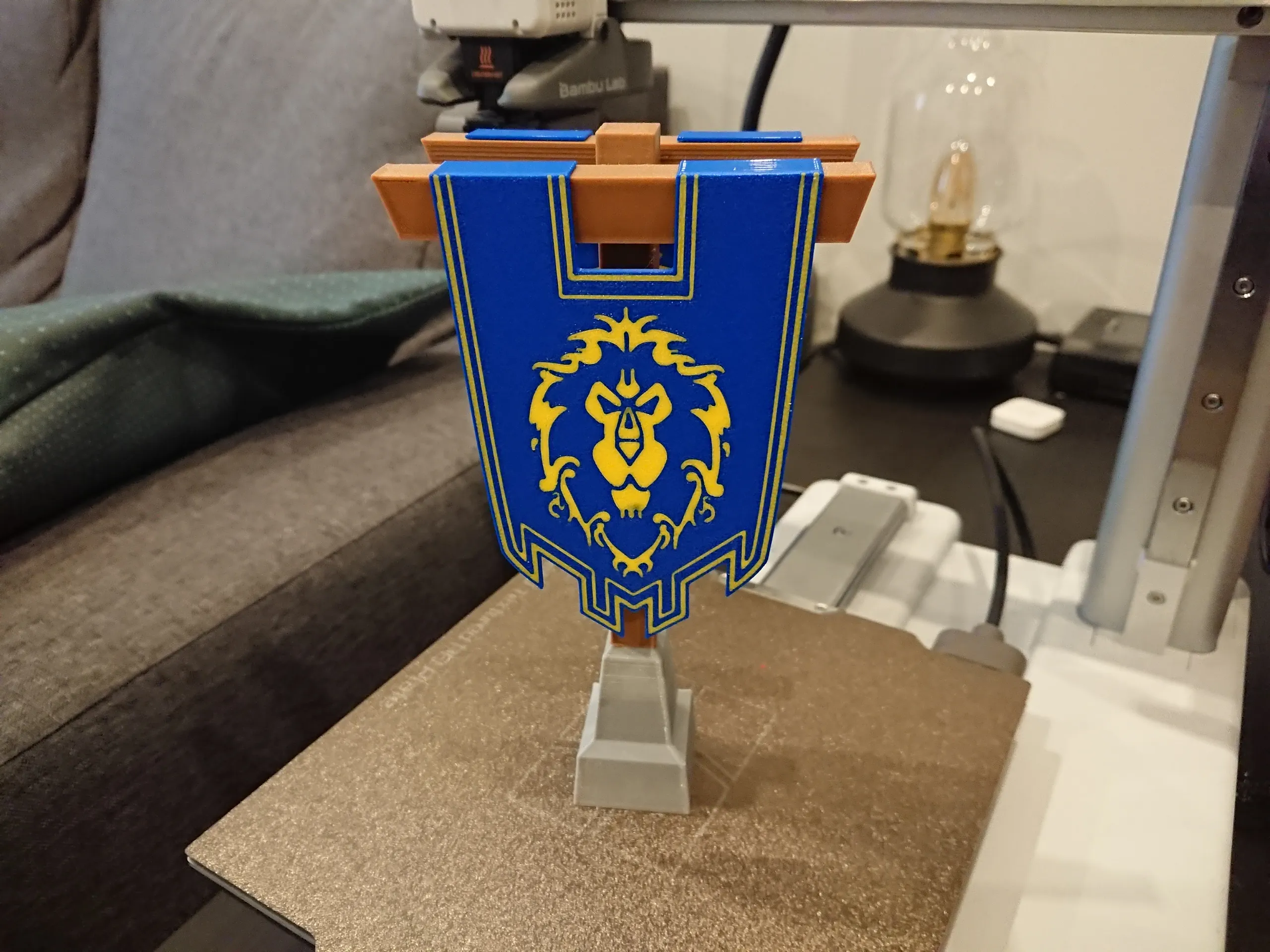 3D Printer Files | 3MF File | Arathi Basin Alliance Banner | Creality Cloud