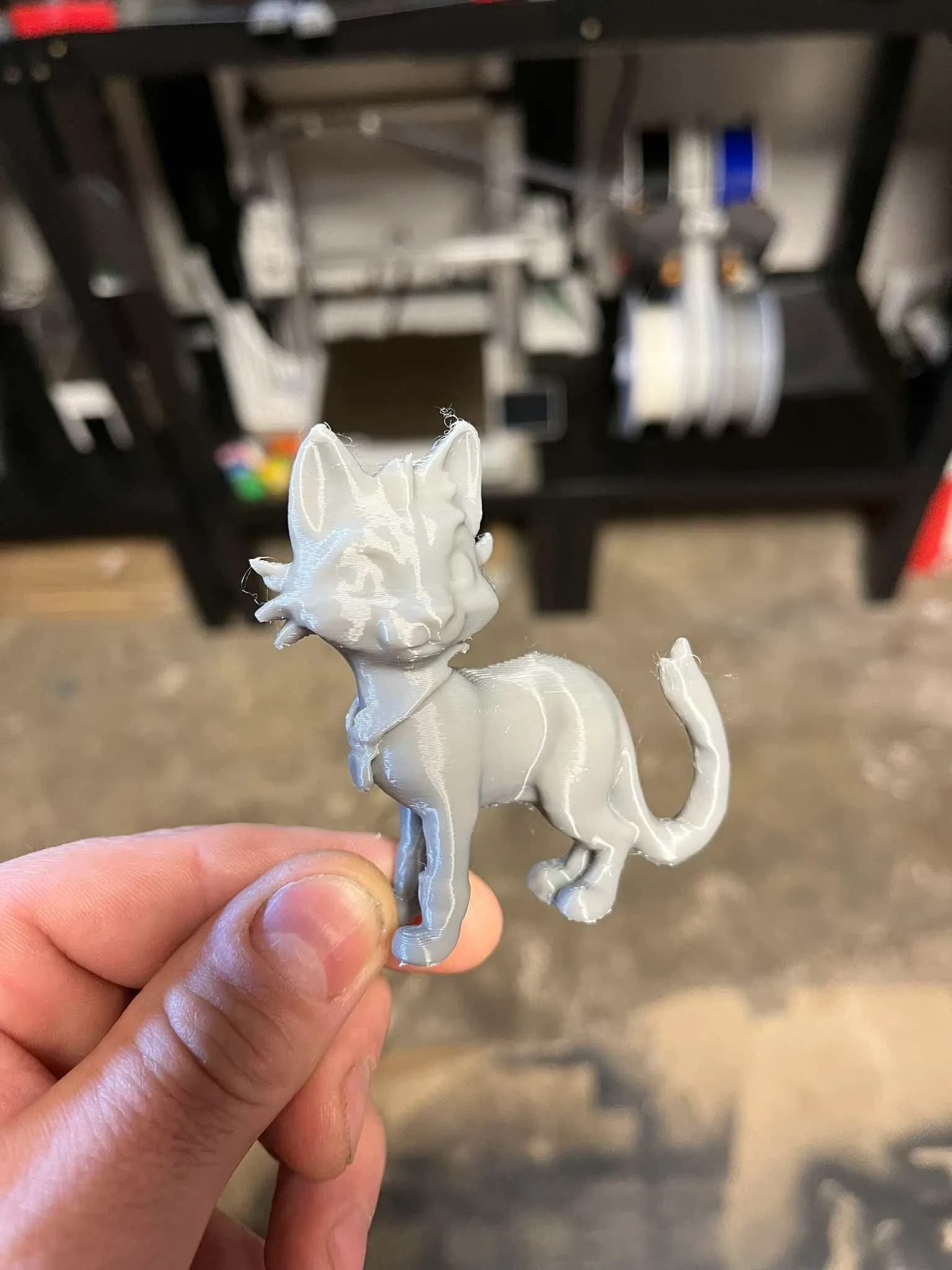 3D Printer Files | 3MF File | Cat with a collar | Creality Cloud
