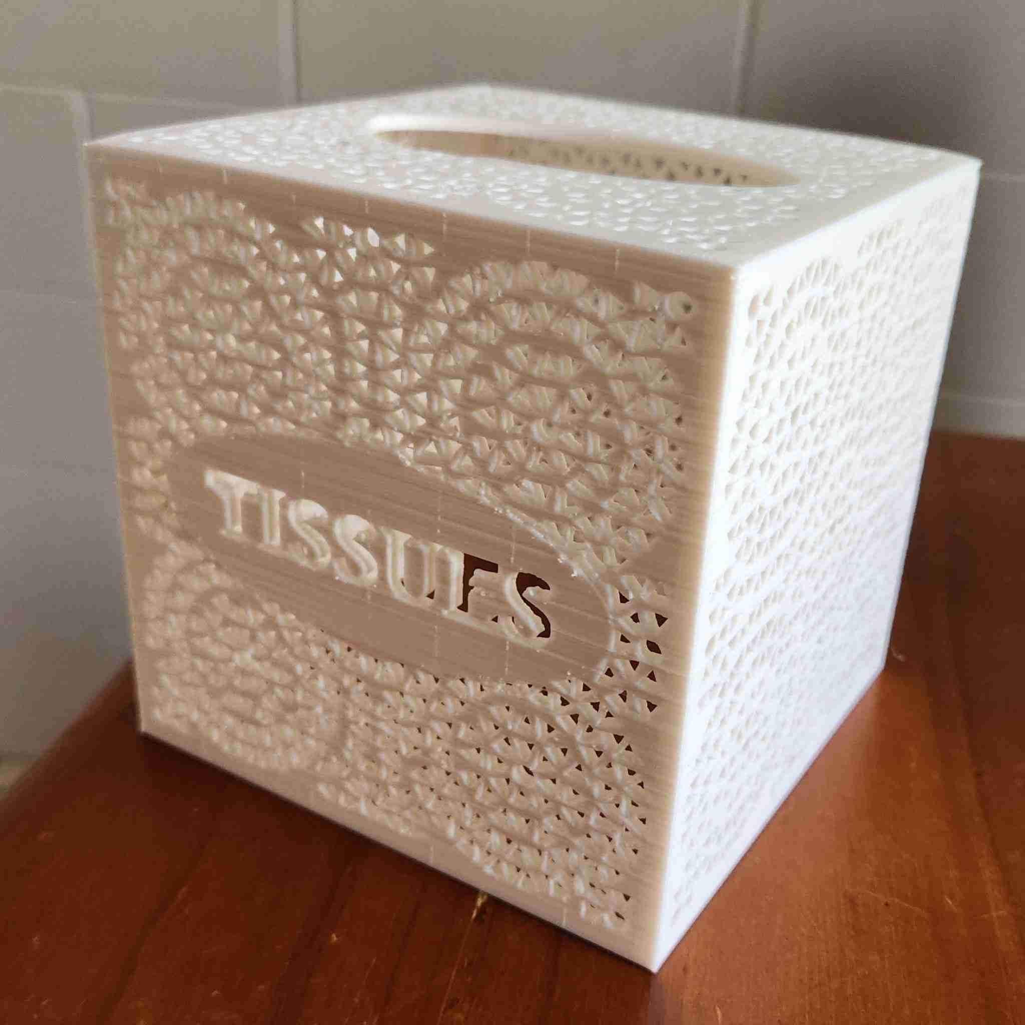 Doily Style Tissue Box Cover | 3D modeller indir | Creality Bulutu