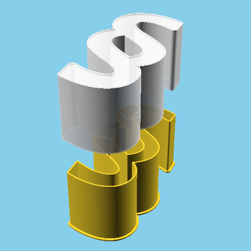 Section Sign, nestable box (v1) | 3D models download | Creality Cloud