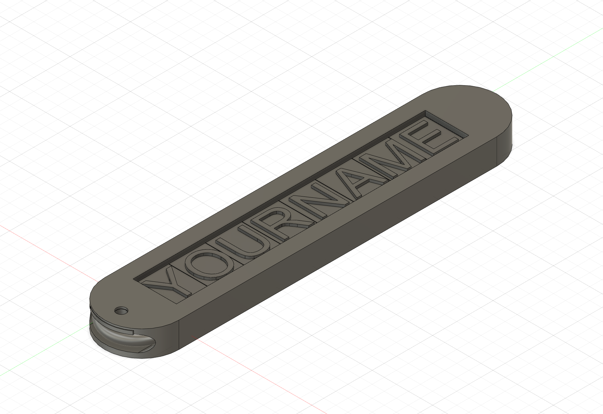 NAME KEYCHAIN | 3D models download | Creality Cloud
