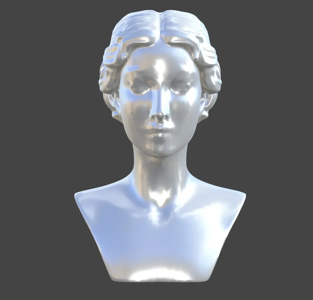 3D Printer Files | 3MF File | Classic Woman Bust | Creality Cloud