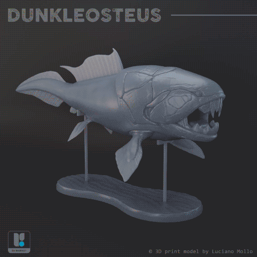Dunkleosteus (Prehistoric Fish) | 3D models download | Creality Cloud