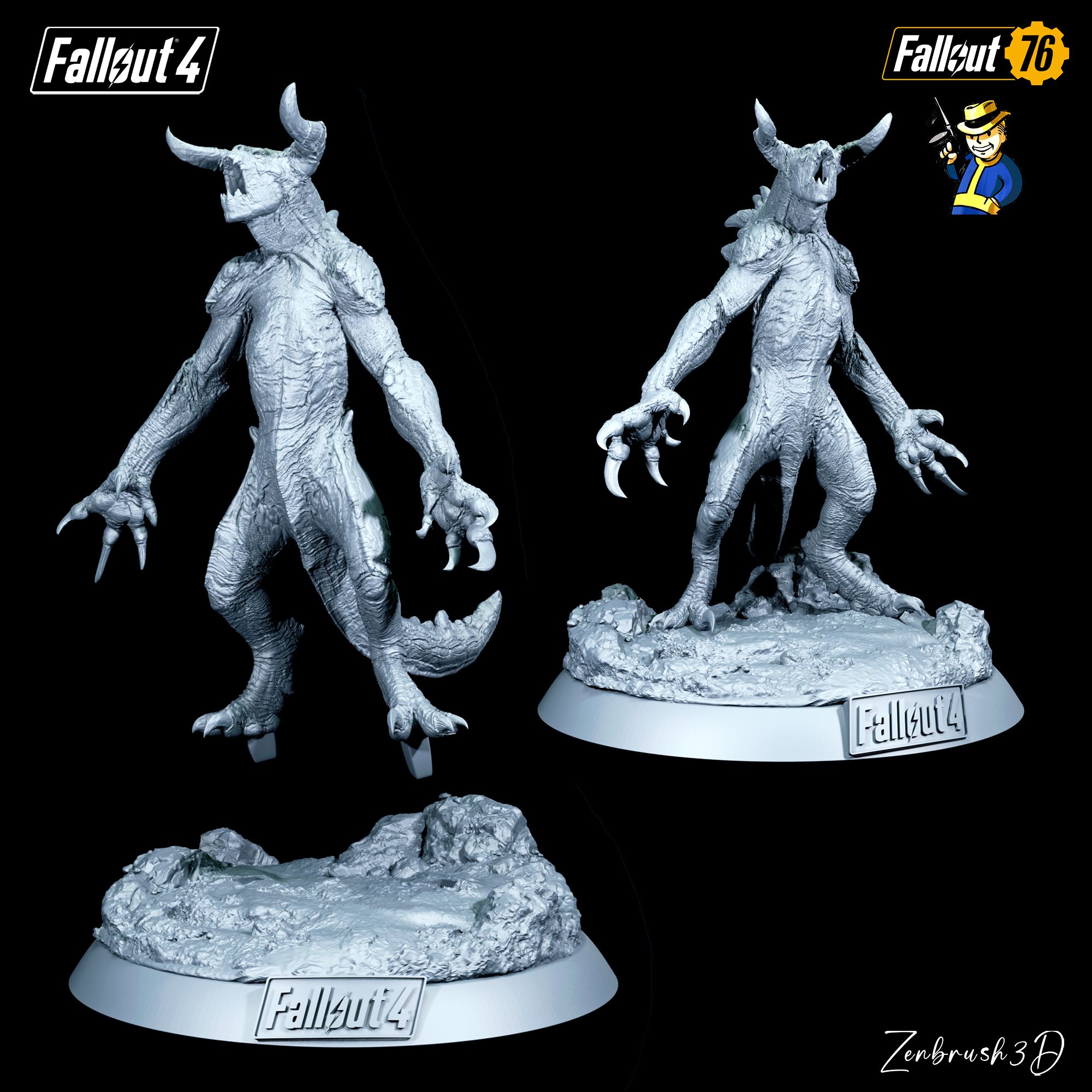 DEATHCLAW - THE FALLOUT - 3D PRINTING | 3D models download | Creality Cloud