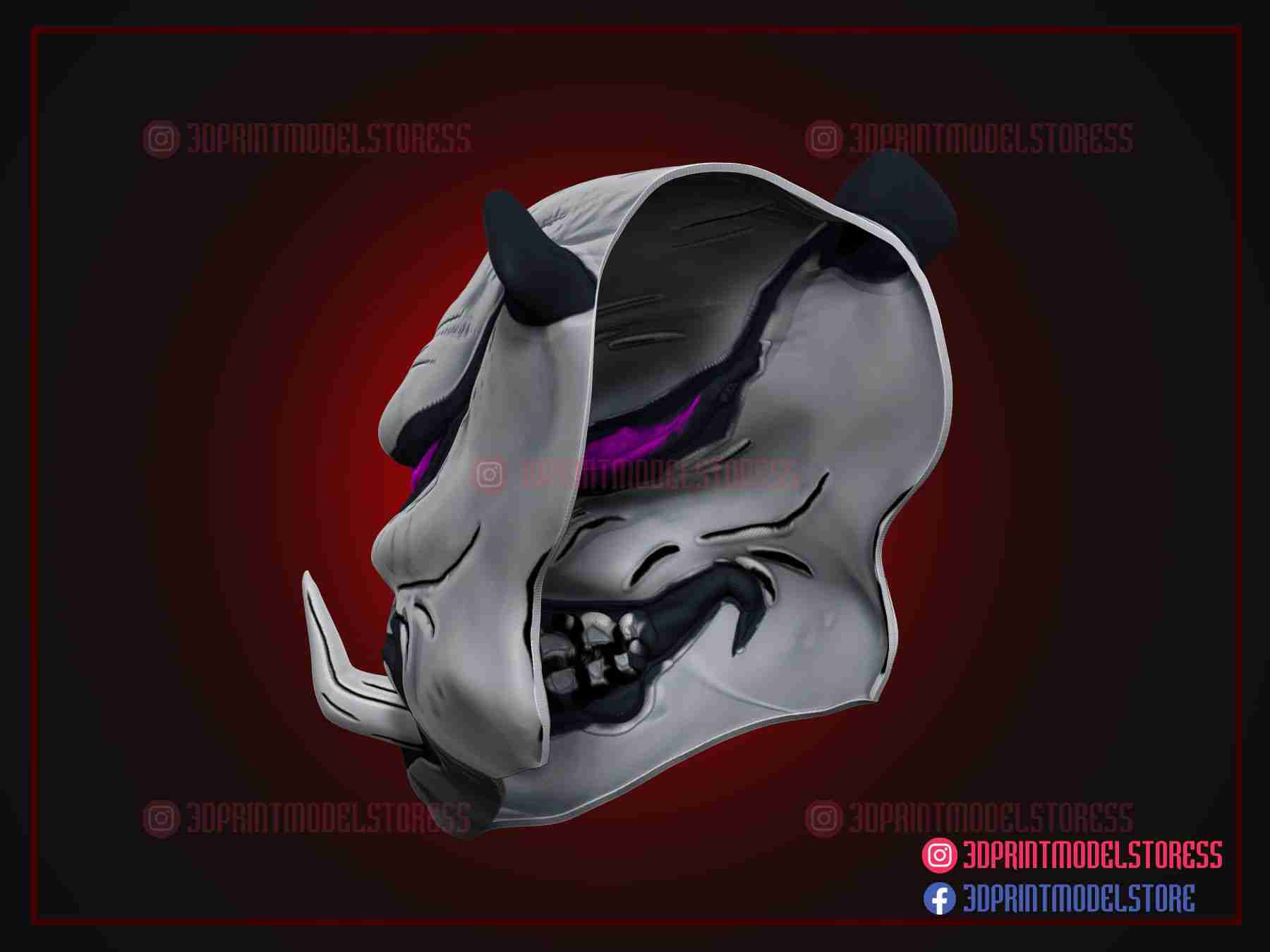 Jujutsu Kaisen Panda Gorilla Mode - Anime Cosplay Mask | 3D models ...