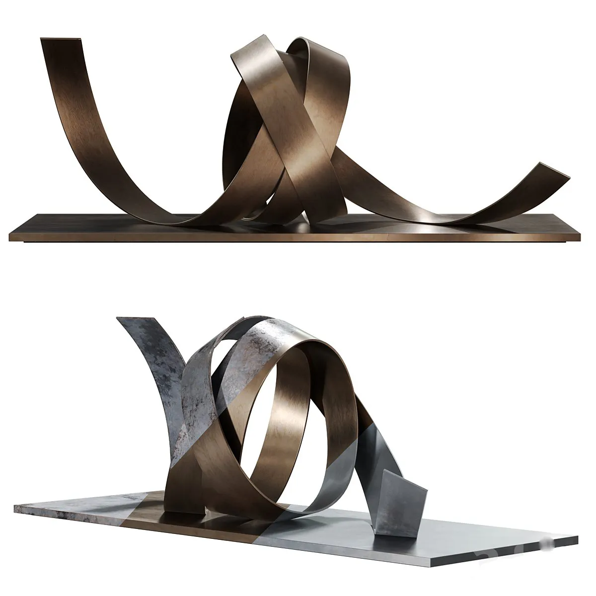 Sculptures & Artworks STL Download - Sculpture Damon Hyldreth Knot 02by ...