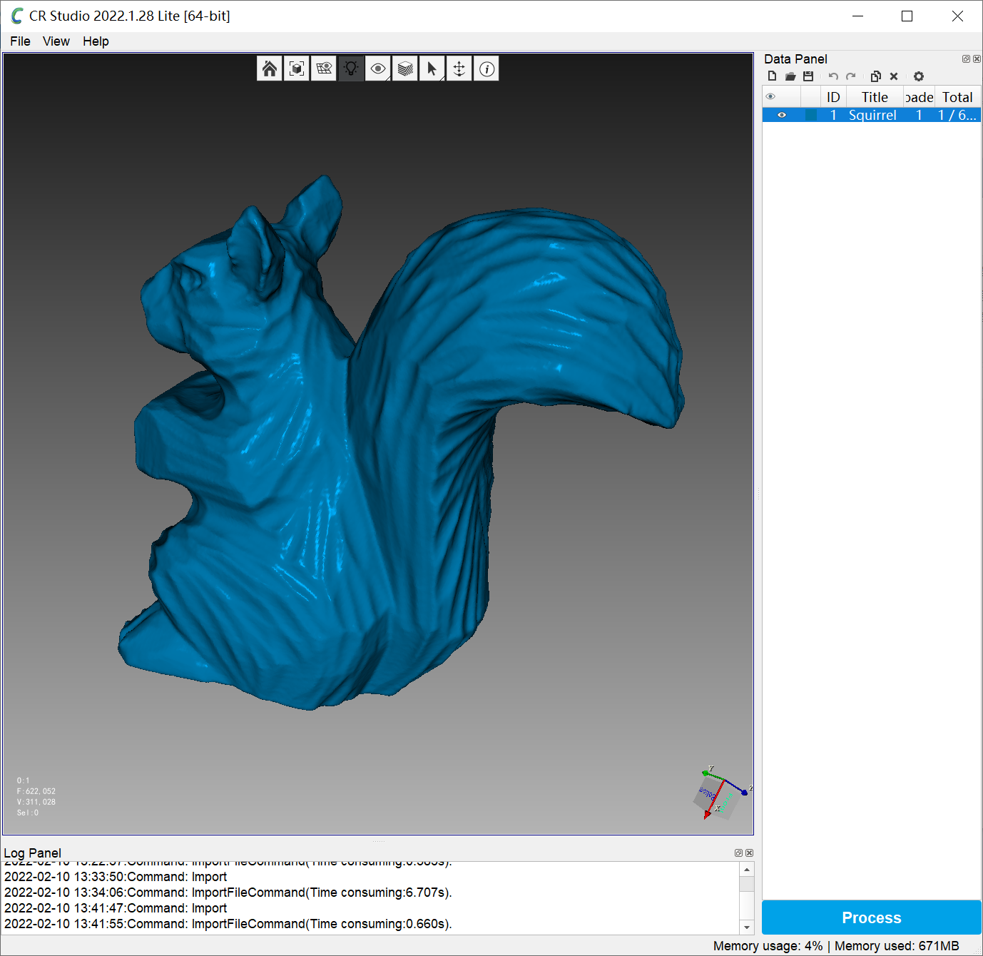 Squirrel(Scanned by CR-Scan Lizard) | 3D models download | Creality Cloud