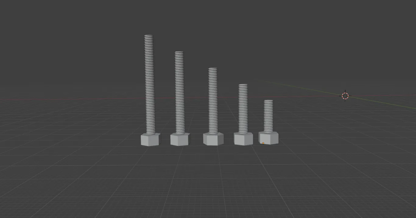 3D Printer Files | 3MF File | M3x10-15-20-25-30mm screws | Creality Cloud
